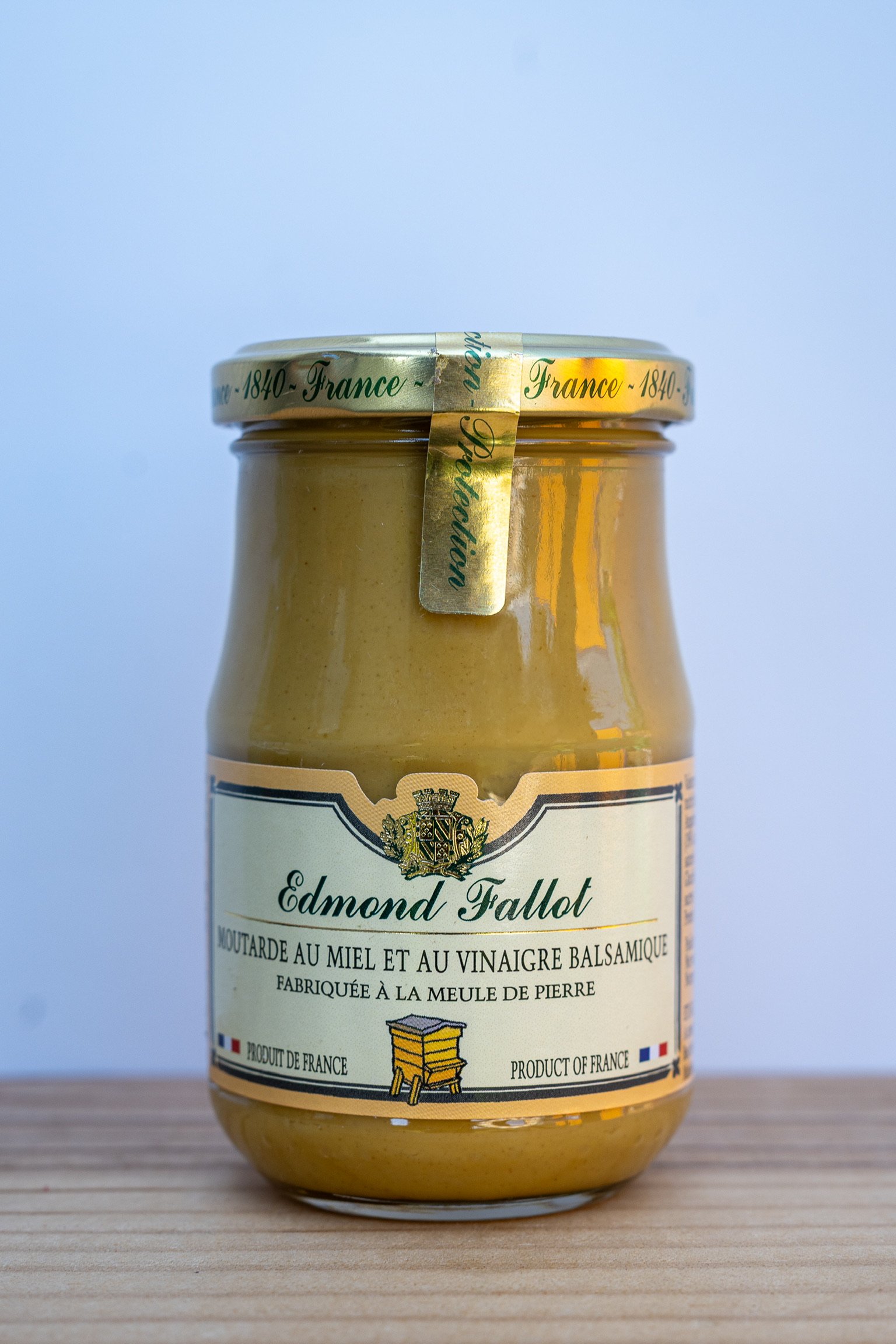 Edmond Fallot - Moutarde au Miel et au Vinaigre Balsamique - 210g ...